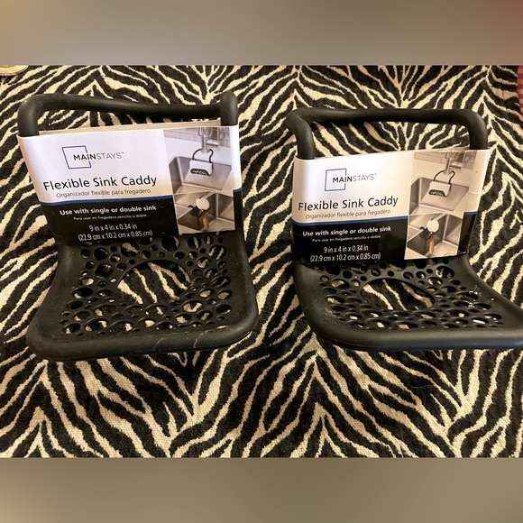 Mainstays | Kitchen | Mainstays Flexible Sink Caddy Two New | Poshmark